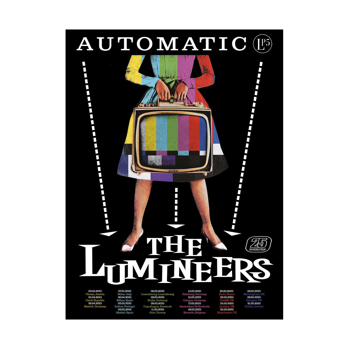 The Lumineers - Automatic Tour Poster – Lumineers UK